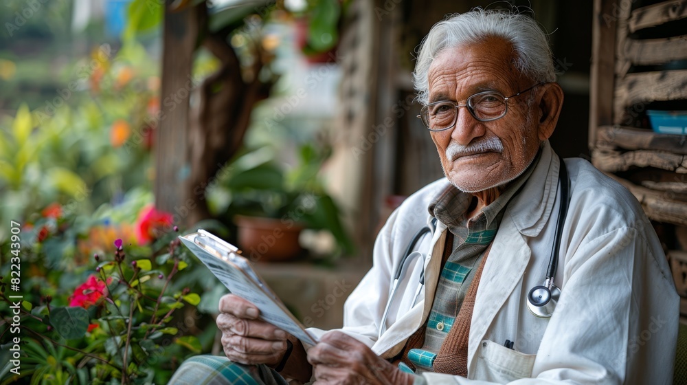 cultural health practices, a compassionate indian doctor in traditional ...