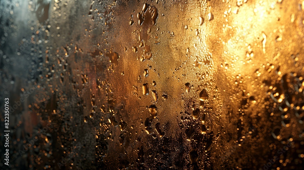 Background illustration, Close-up of a glass surface with smudges and ...