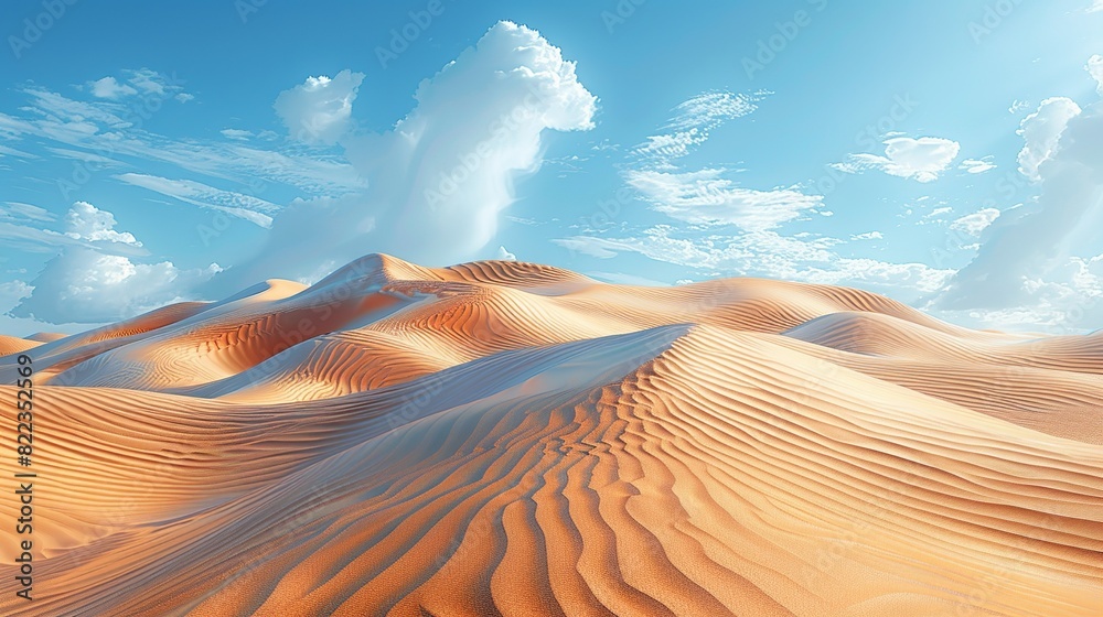 Background illustration, High-resolution image of sand dunes with ...