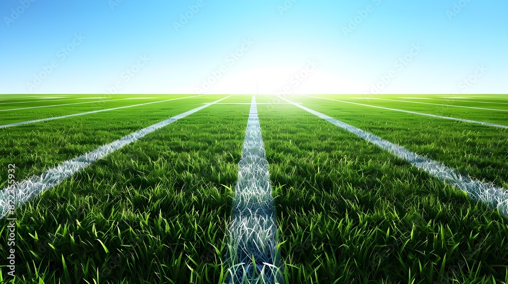 soccer field markings. Soccer, football field. Lines on football ...