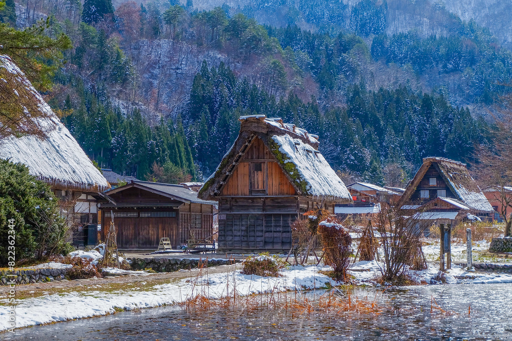 The village of Shirakawa-go and Houses of Gassho-zukuri in Japan ...