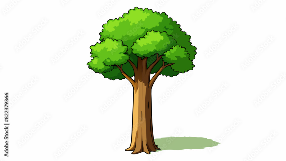 The tree stood tall and proud its towering height casting a comforting ...