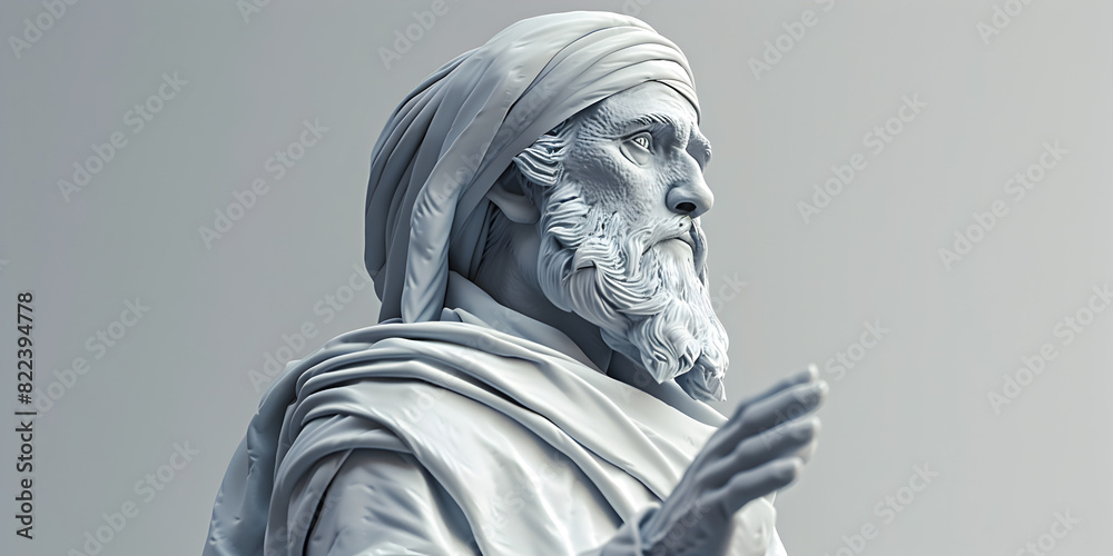 Heraclitus of Ephesus philosopher Image of a classic sculpture of the ...