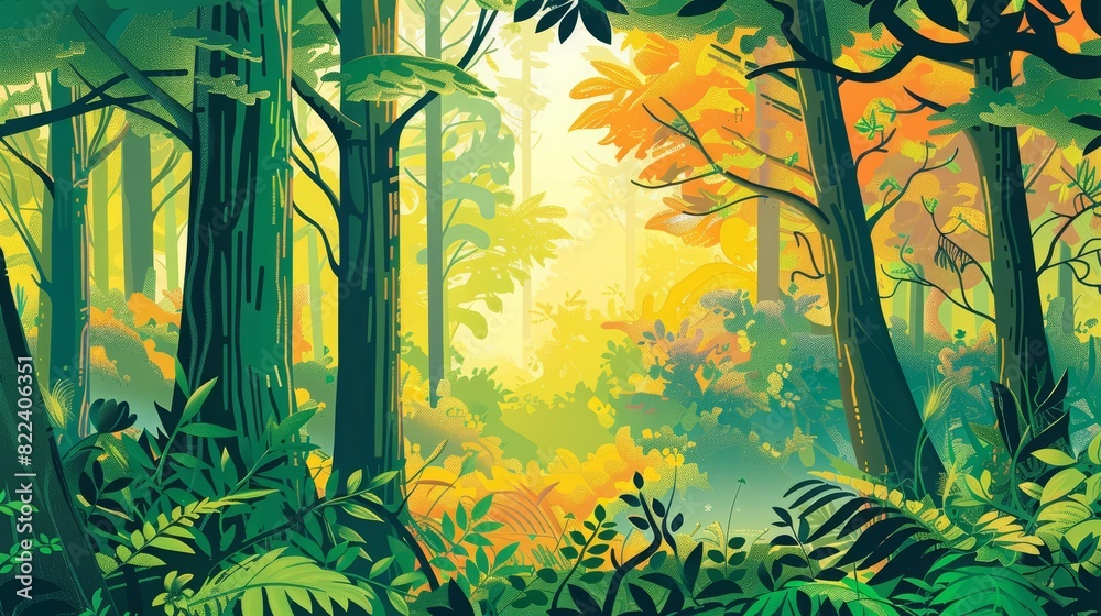 Arbor Days podium highlights a vibrant forest regeneration scene, in ...