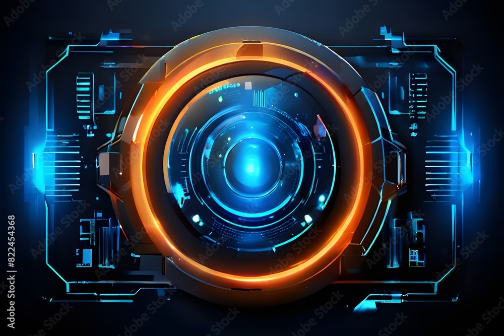 Futuristic device with a sleek design. SEO-optimized tags: futuristic ...