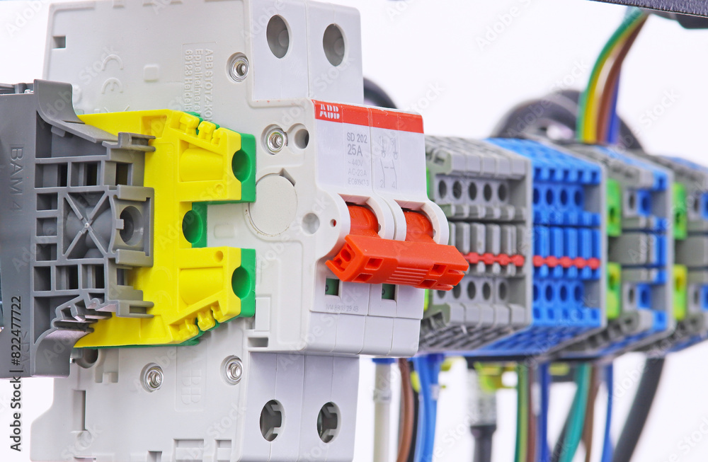 ABB electric circuit breakers for protection of electrical loads. They ...