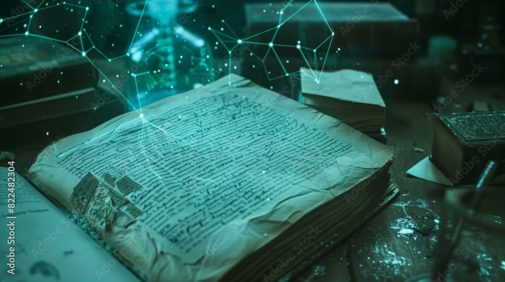 The detective pores over old journals and cryptic notes left behind by ...