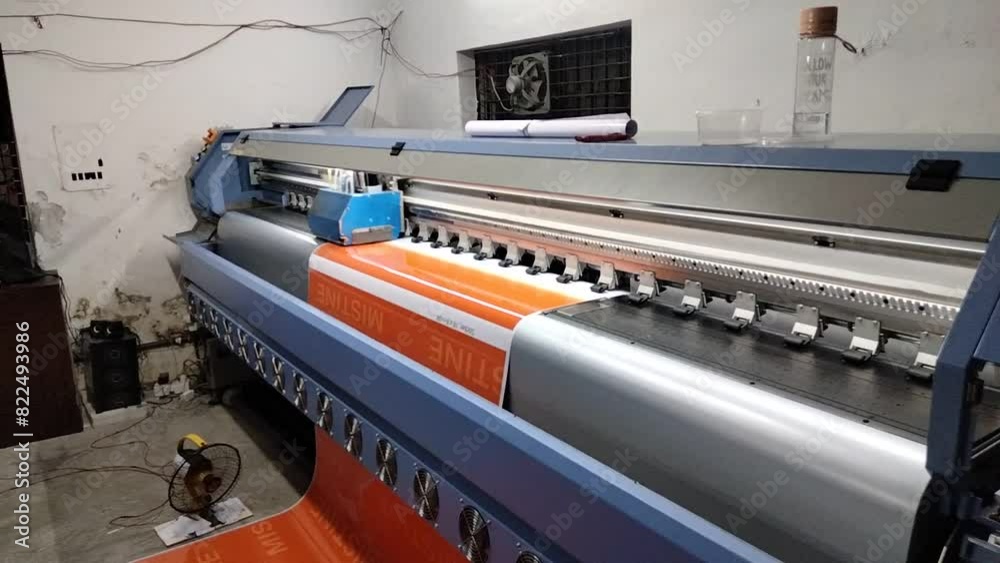 Dhaka, Bangladesh - May 16 2024: Allwin C8 512i 30pl Flex Printing ...