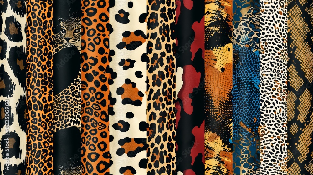 Freestyle patchwork design featuring classic colors and patterns of ...