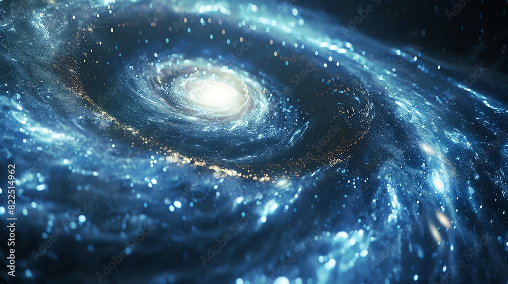 Animated gif of a rotating galaxy2 Stock Illustration | Adobe Stock