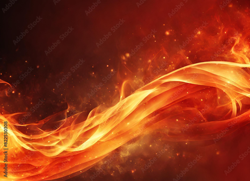 Hearts Aflame Red Wallpaper, Abstract background with hot fire moving ...