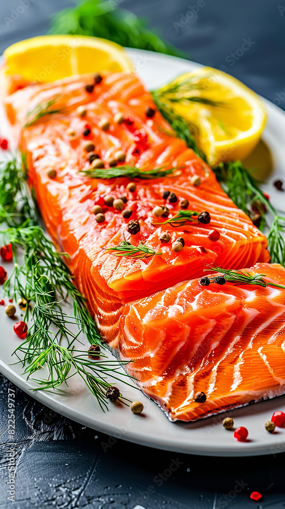 Arctic Char Gravlax - a traditional Swedish snack of cured Arctic char ...