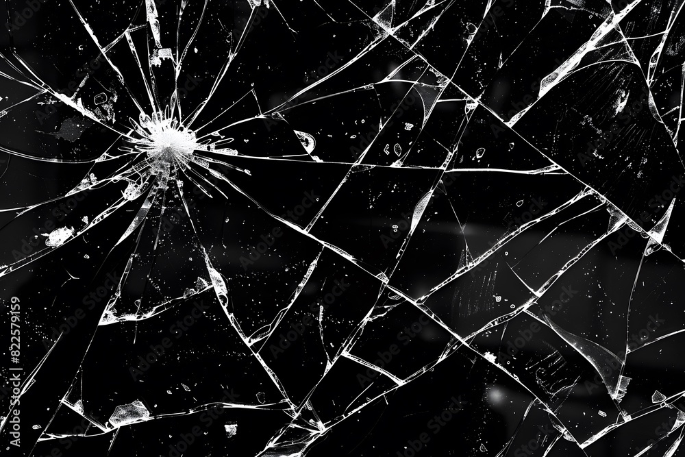 Ultra Realistic Broken Glass Texture with Cracks and Spots Stock Photo ...