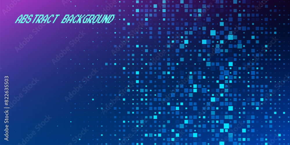 Pixel disintegration background. Art 8 bit objects. Decay effect ...