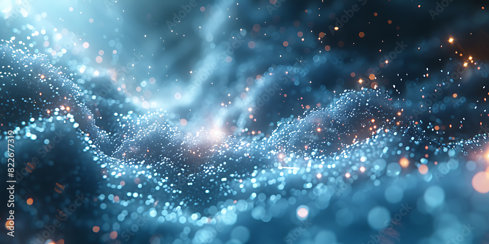 Calming Visualization of Quantum Computing Concepts on a White ...