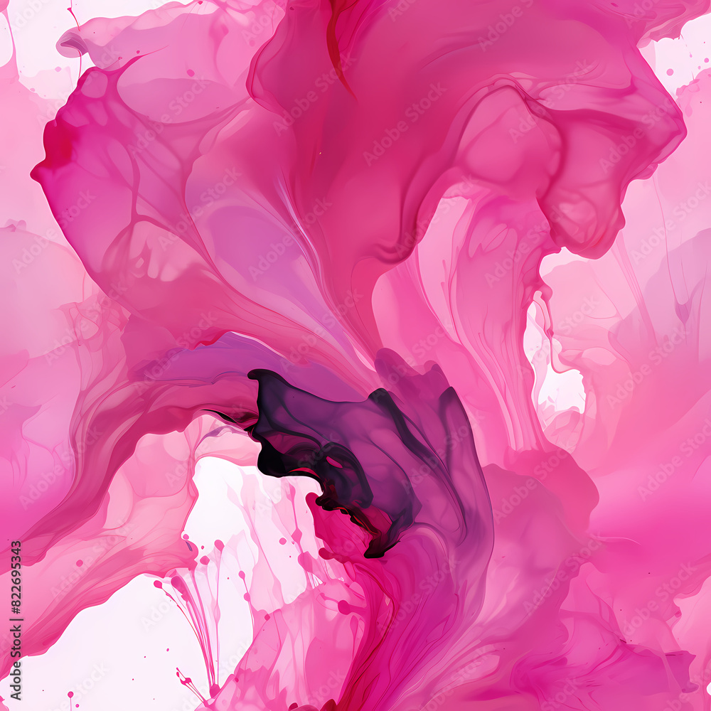 Pink Printing Ink Pigment Seamless Wallpaper - Large and Vibrant ...