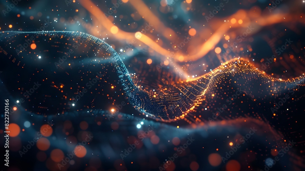 Abstract background with different visual effects and color gradients ...