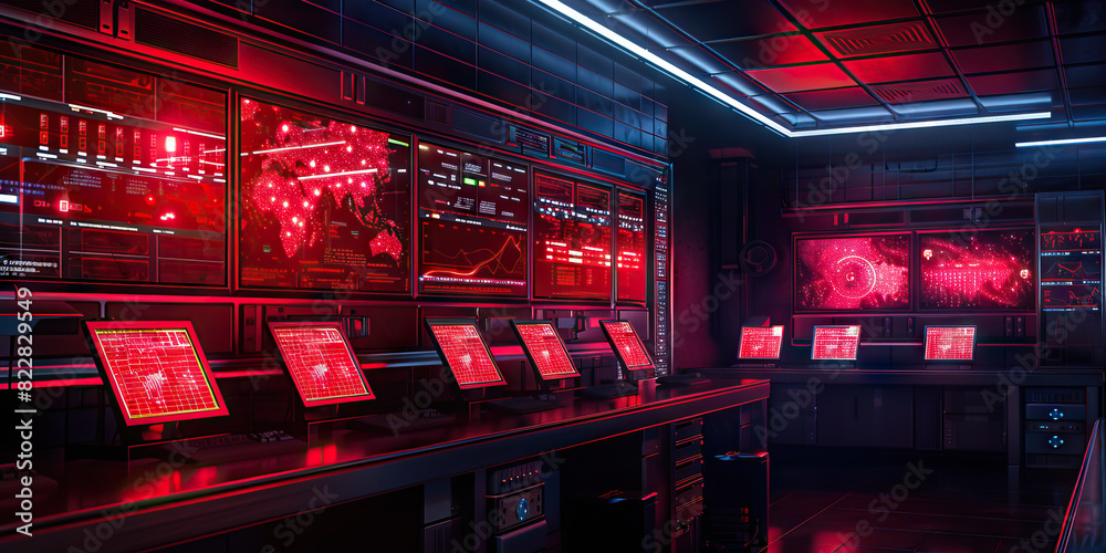 Ruby Network Security Operations Center: Displaying a high-security ...