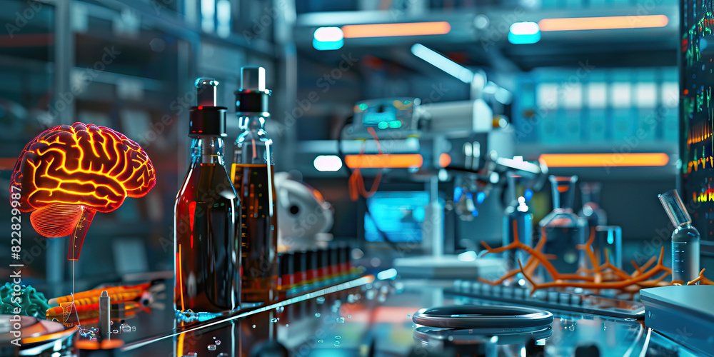 Platinum Neural Interface Research Center: Showing a research center ...