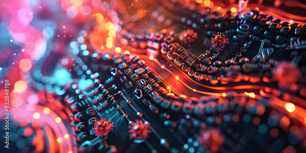 Netrunner Maze of computer circuitry: The Central processing unit (CPU ...