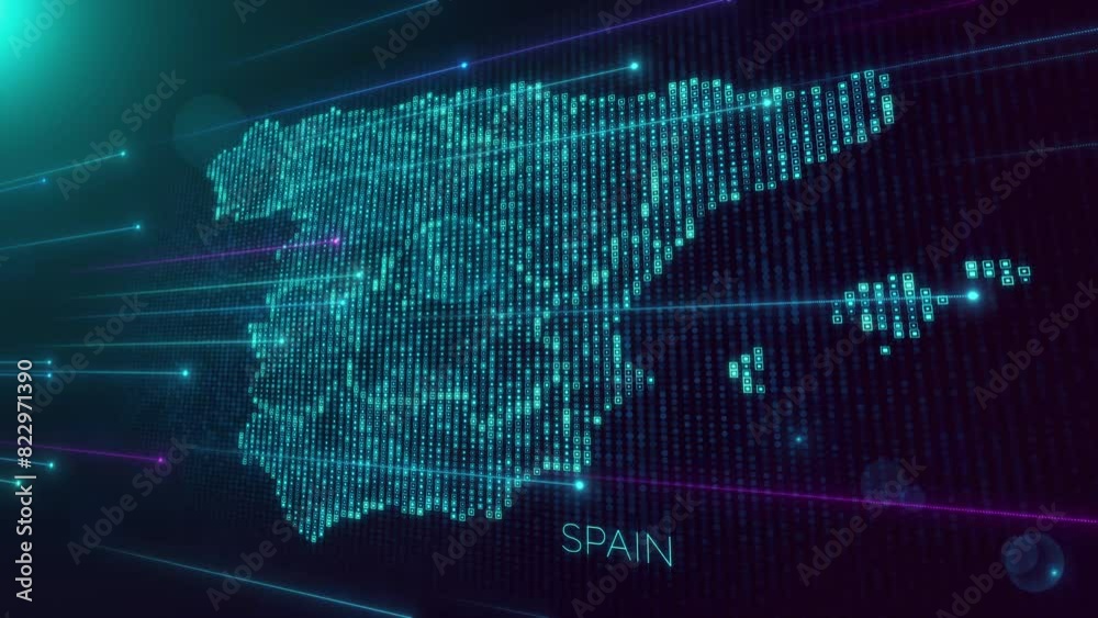 Abstract Futuristic Motion View Blue Violet Shiny Perspective Square ...