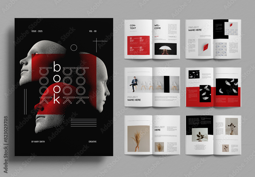 Classic Book Layout Stock Template | Adobe Stock