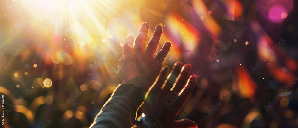 A leaders hands in motion as they give a powerful Independence Day ...