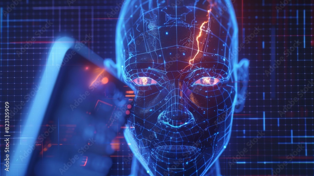 The vicious computer virus called ransomware or malicious AI can take ...