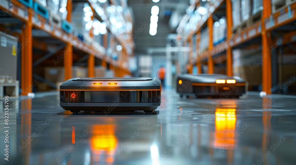 Autonomous mobile robots (AMRs) working seamlessly with human workers ...