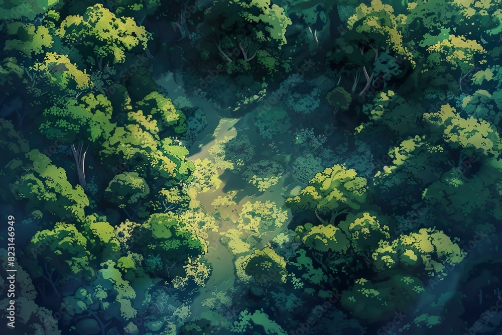 DnD Battlemap Forest Ambush: A battle map for an intense outdoor ...