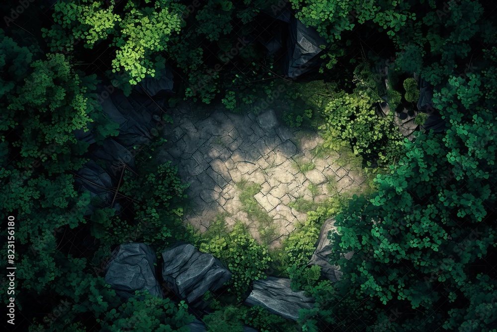 DnD Battlemap Wendigo Creature Battlemap for Intense Fights. ilustração ...