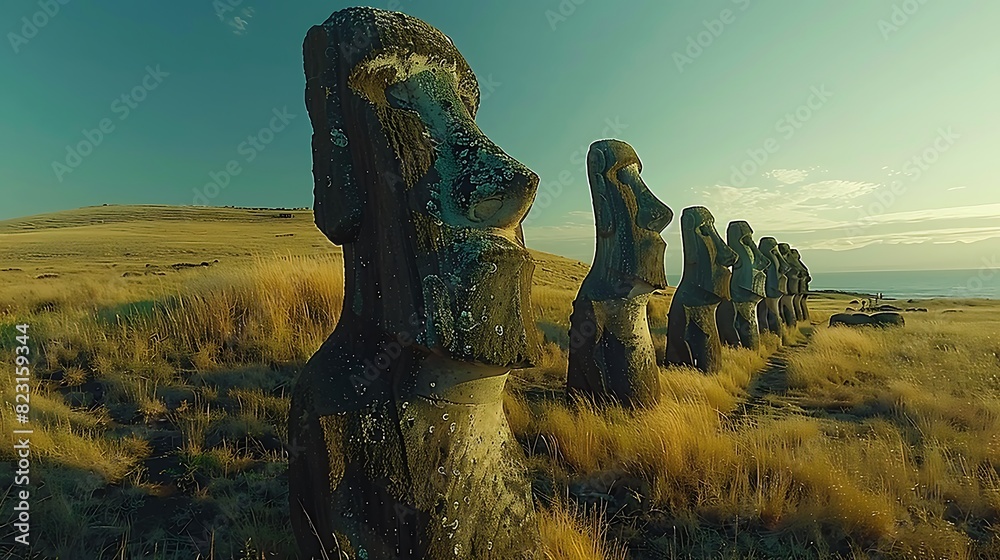 Ahu Tongariki's Monolithic Guardians American Archeologists Survey Easter Island's Impressive ...