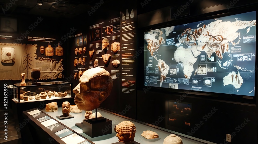 The anthropology department is showcasing cultural artifacts, maps, and ...