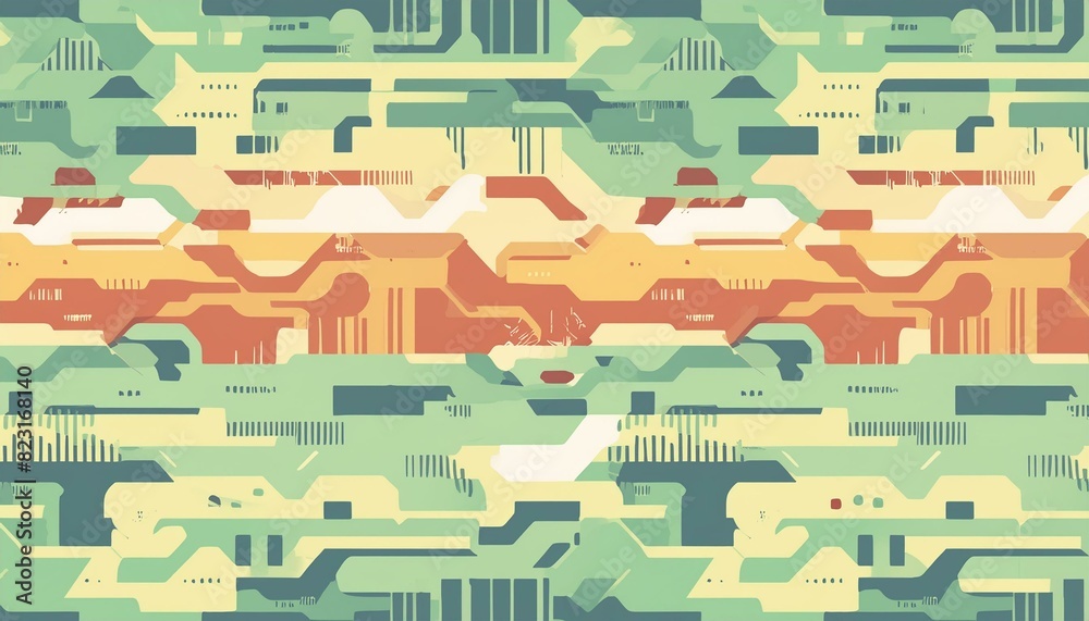 Seamless broken printer streaky faded lines color ink toner texture ...