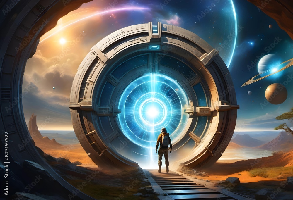 Time Travel Time Vortex Portal Tunnel Space Time Continuum Multiverse ...