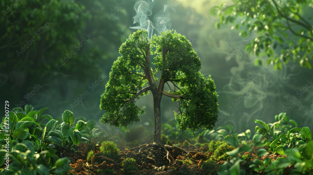 Trees are like the lungs of our planet. They clean the air we breathe ...