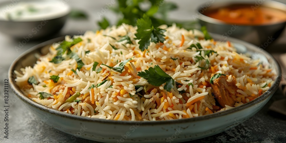 Spicy Indian cuisine with aromatic flavors like fiery chicken and ...