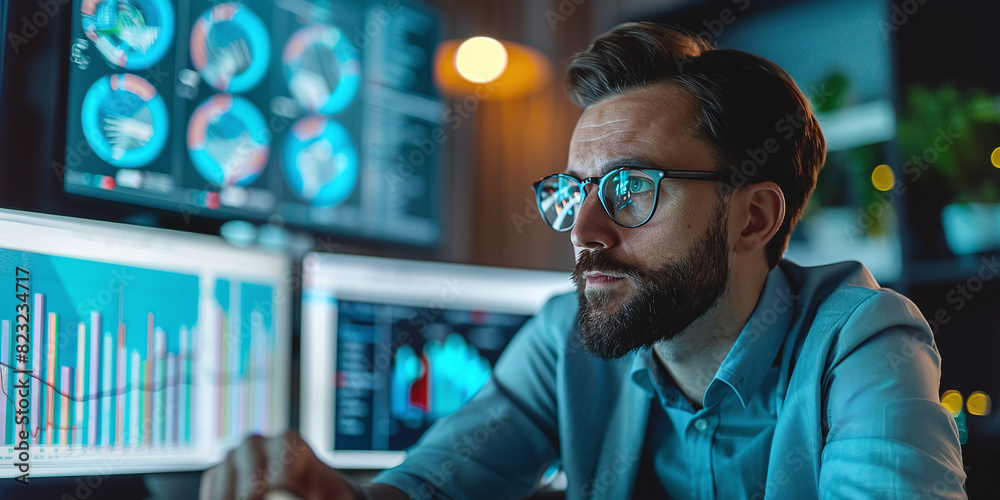 Among the plethora of graphs, the data analyst takes center stage ...
