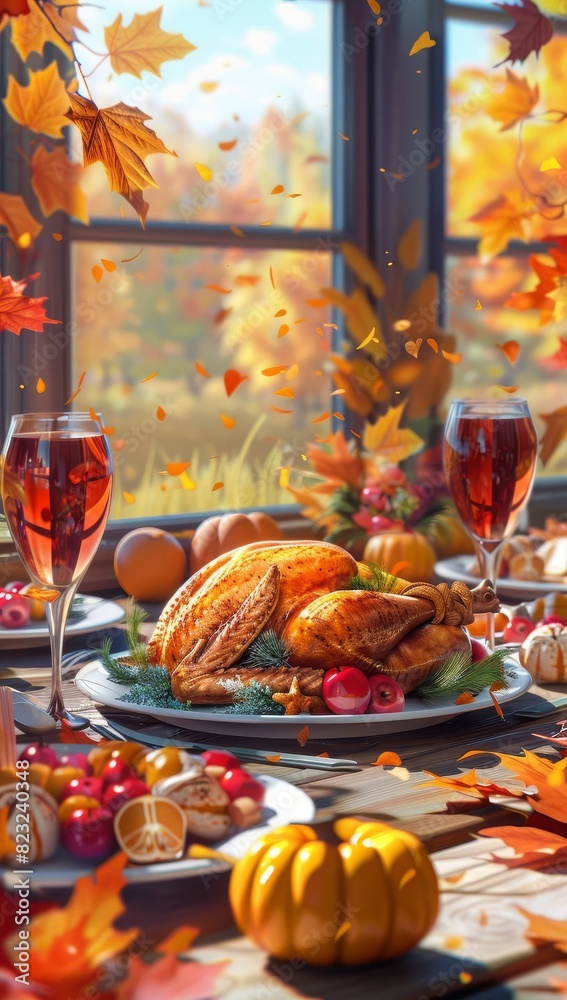 Thanksgiving season gratitude list flat design front view giving thanks ...