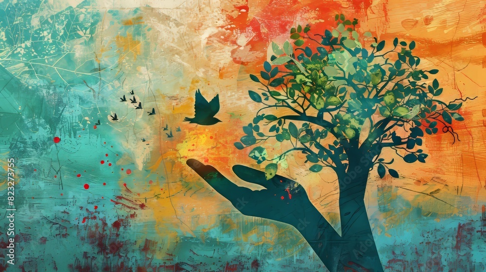 Symbolic journey from trauma to healing. struggle, resilience, and the ...