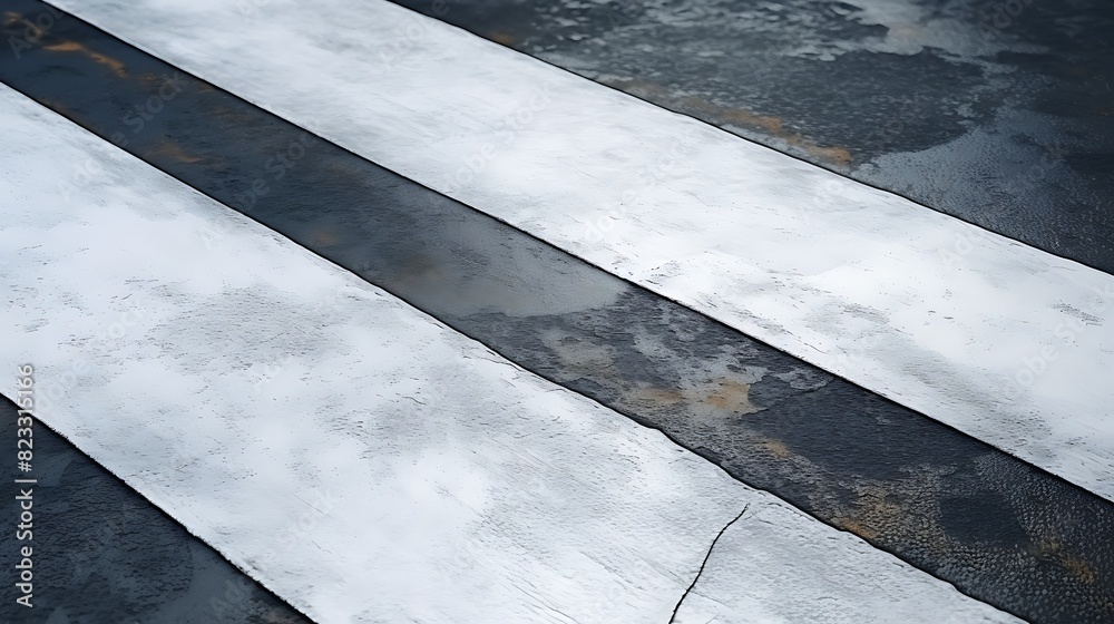 Abstract : closeup of traffic sign white line paint for car parks on ...