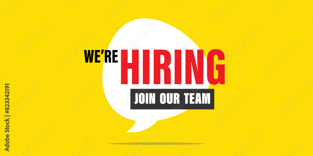 We are hiring, join our team illustration,we are hiring, join our team ...