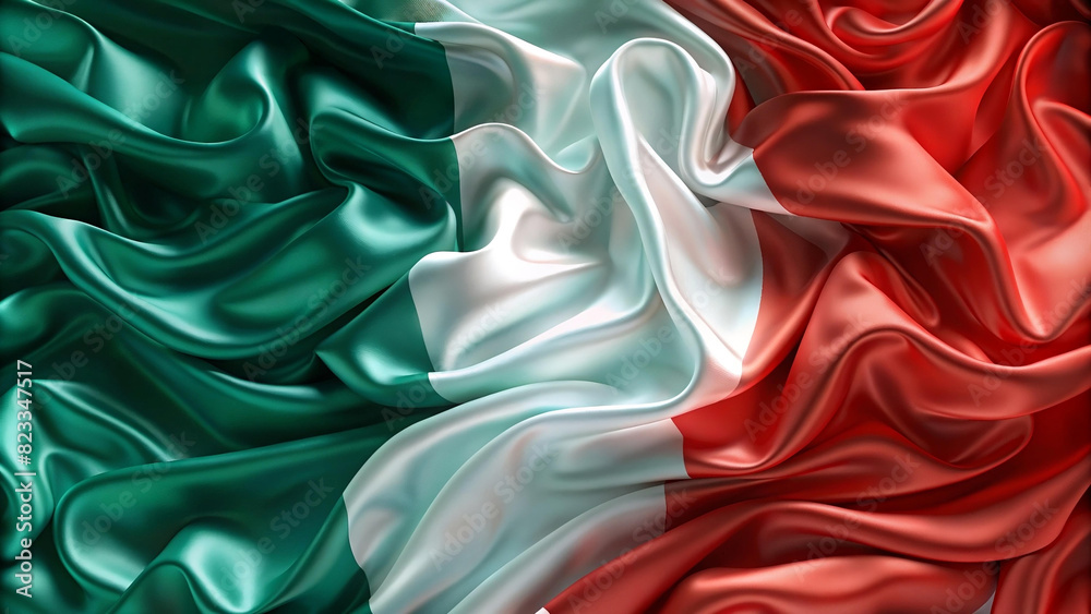 Abstract digital background or texture design of italian flag colors ...
