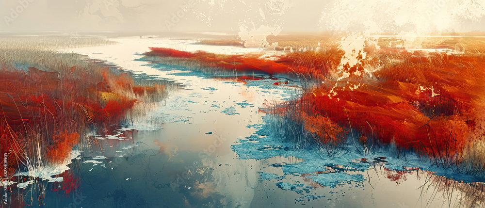 Modern nature national park background wallpaper, backdrop, texture ...