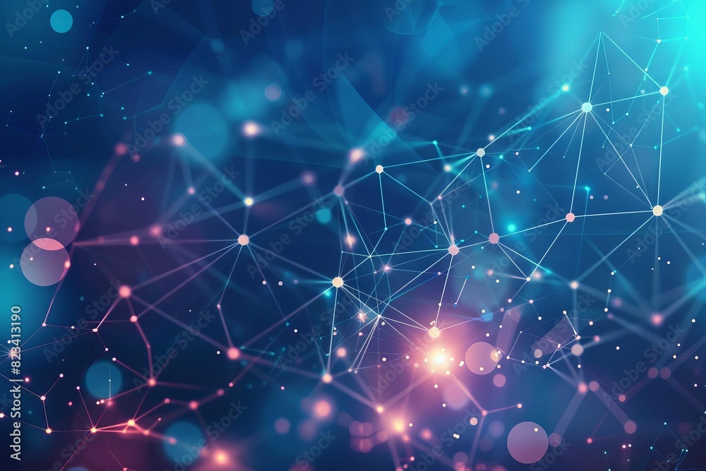 abstract technology background for science presentation plexus style ...