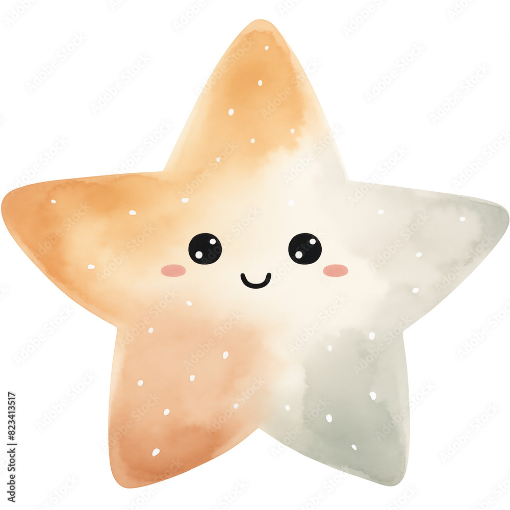 Watercolor star clipart. Star clip art. Celestial clipart. Watercolor ...