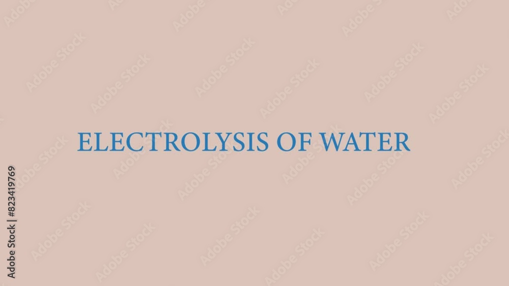 Using a Hoffman voltameter, water electrolysis splits water into ...