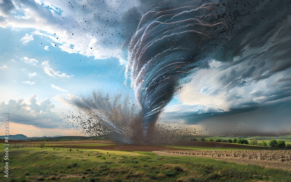 Illustrated of Enhanced tornado detection using Doppler radar and ...