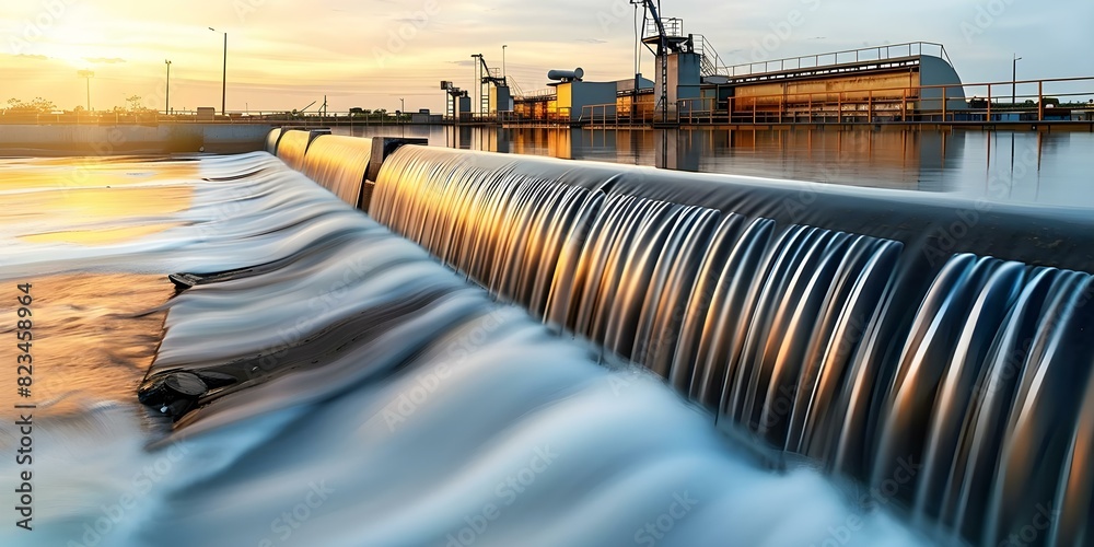 Levee system with flood gates and pumps for protection and recreation ...