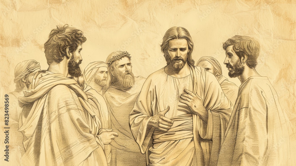 Jesus Appearing to His Disciples by the Sea of Galilee, Biblical ...